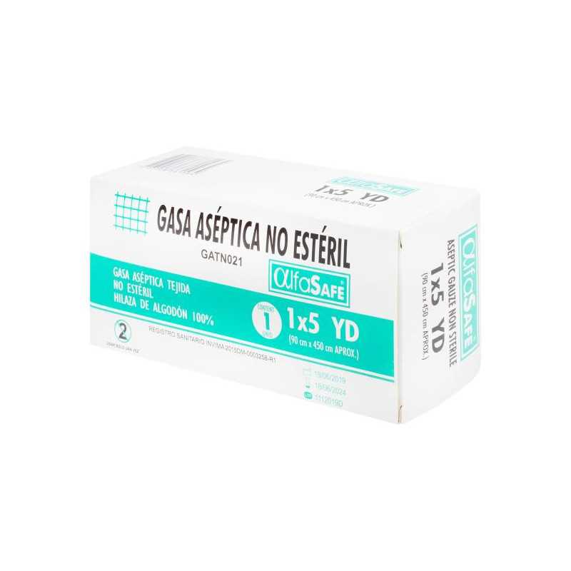 GASA ALFA ASEPTICA 1X5 GASAS