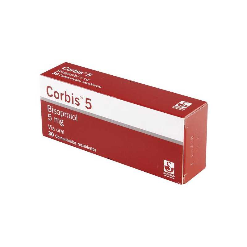CORBIS BISOPROLOL 5 MG 30 TABLETAS