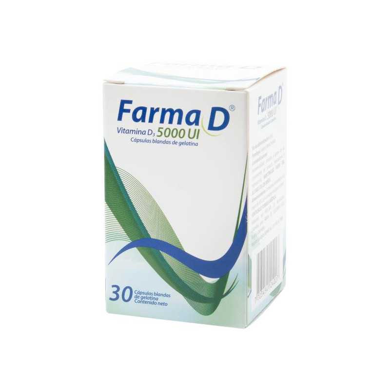 FARMA D VITAMINA D3 5000 UI 30 TBS VITAMINA D