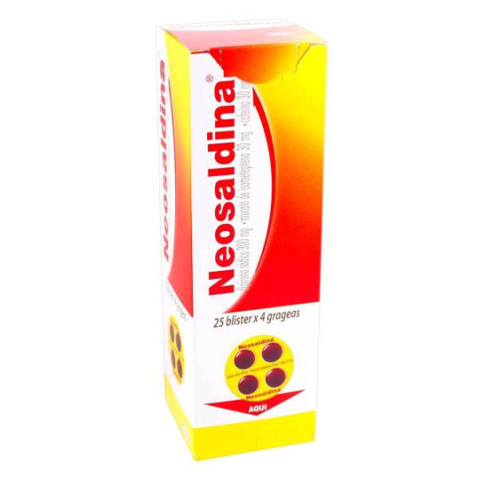 NEOSALDINA 100 GRAGEAS (A) ISOMETEPTENO DIPIRONA CAFEINA