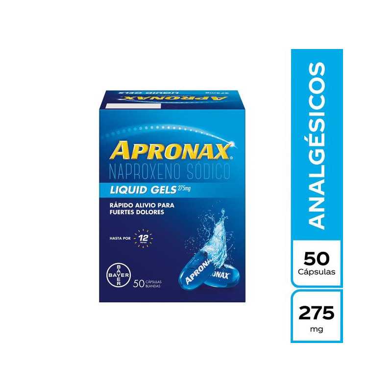 APRONAX LIQUID GEL 275 MG 50 CAPSULAS NAPROXENO