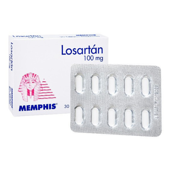 LOSARTAN 100 MG 30 TABLETAS MP LOSARTAN