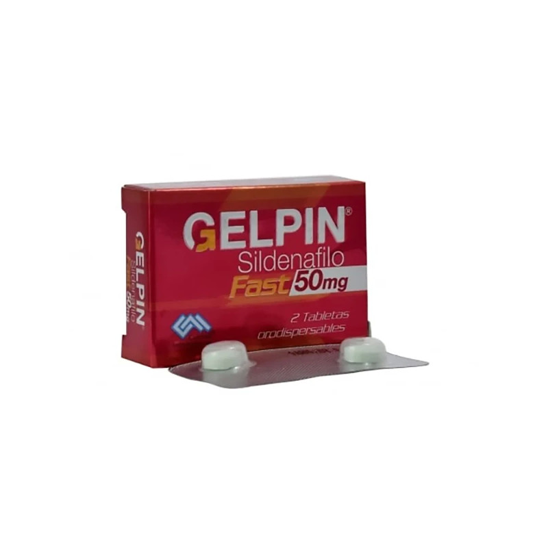 GELPIN FAST 50 MG 2 CAPSULAS PC SILDENAFIL