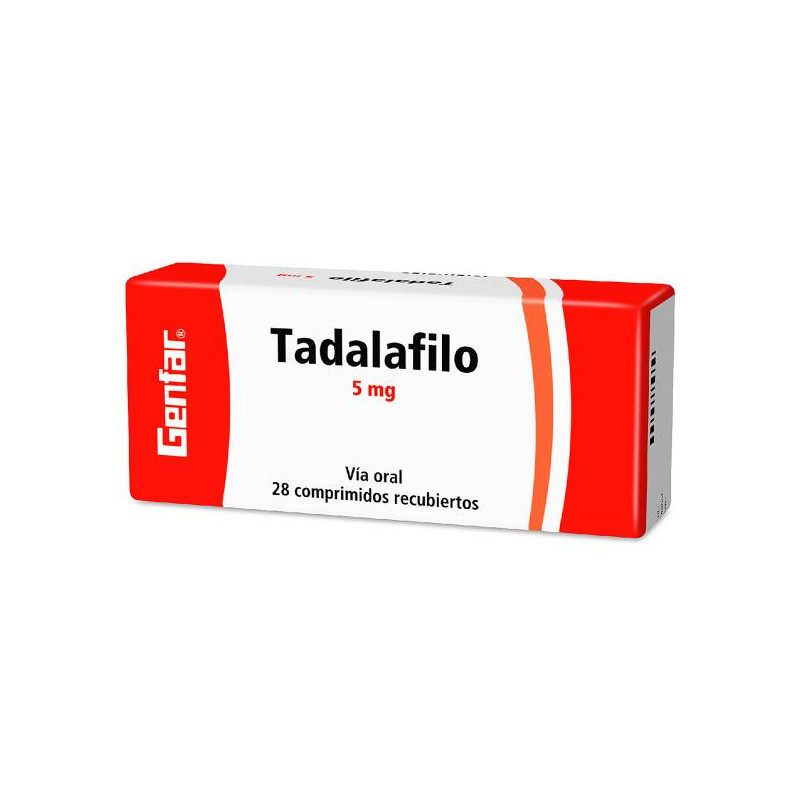 TADALAFILO 5 MG 28 COMPRIMIDOS GF TADALAFIL