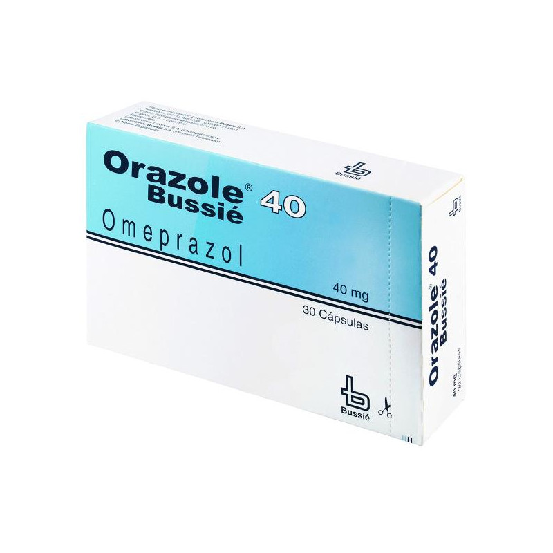 ORAZOLE 40 MG 30 CAPSULAS (A)(PB) OMEPRAZOL