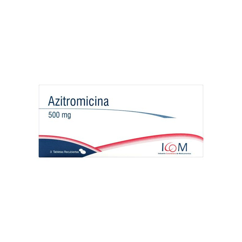 AZITROMICINA 500 MG 3 TABLETA IC MQ AZITROMICINA