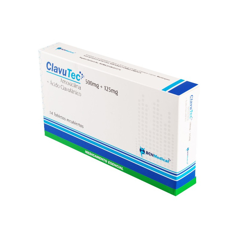 CLAVUTEC 500 MG 14 TABLETA AMOXICILINA ACIDO CLAVULANICO