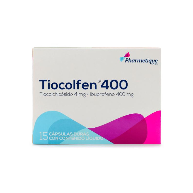 TIOCOLFEN 400 MG 15 CAP LIQUIDAS (DA) IBUPROFEN