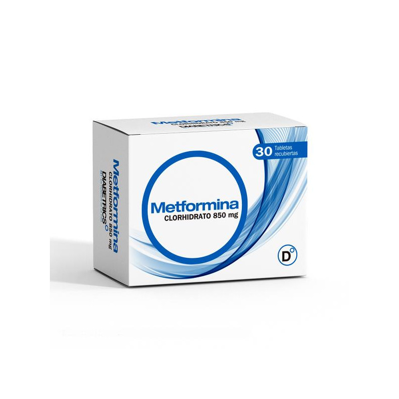 METFORMINA 850 MGS X 30 TBS DIABETRICS