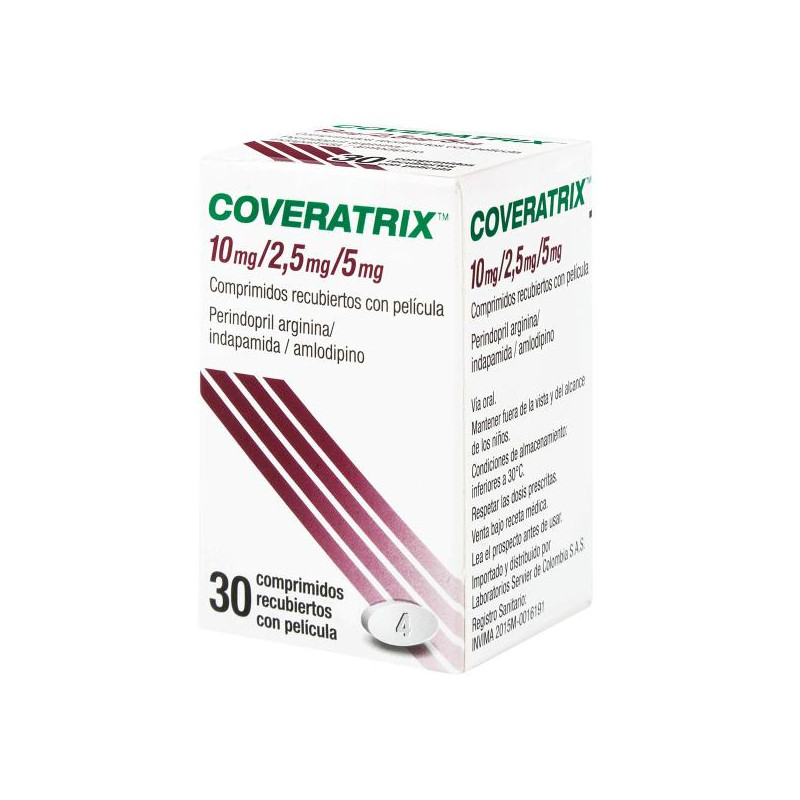 COVERATRIX 10MG/2.5MG/5MG 30 TABLETAS(A) PERINDOPRIL