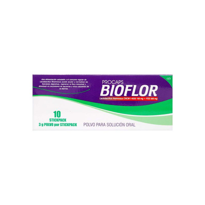 BIOFLOR POLVO SOLUCION ORAL 10 UDS 3 GR