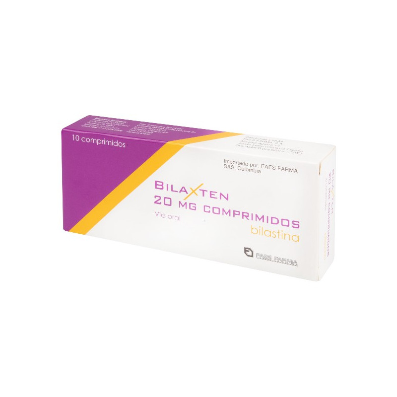 BILAXTEN 20 MG 10 COMPRIMIDOS BILASTINA