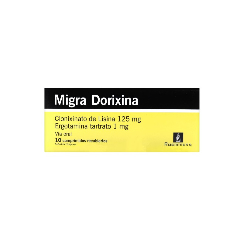 MIGRA DORIXINA 10 TABLETAS LISINA