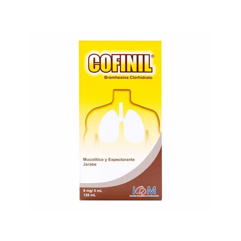 COFINIL ADULTO SUSP 8 MGS X 120 ML (PUMCV) (BROMHEXINA)