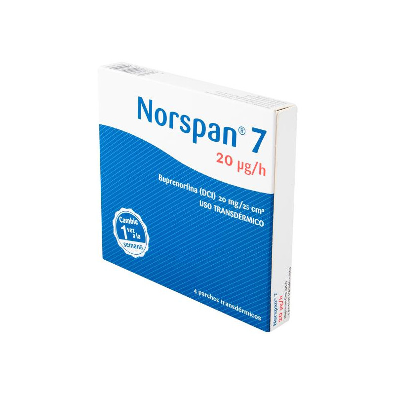 NORSPAN 7 20 MCG/H 20 MG PARCHE 4 UDS (C) BUPRENORFINA