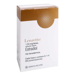 LENZETTO 153 MG DOSIS 1 VIAL 8.1ML ESTRADIOL