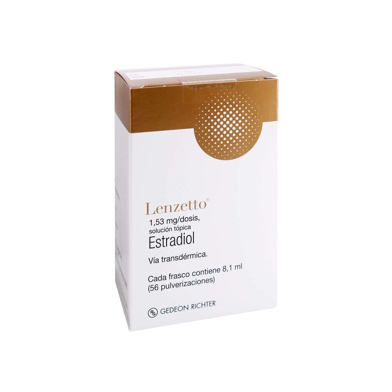 LENZETTO 153 MG DOSIS 1 VIAL 8.1ML ESTRADIOL