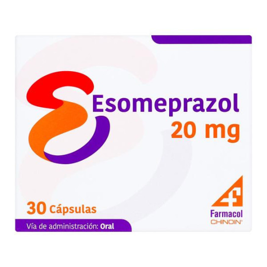 ESOMEPRAZOL 20 MG 30 CAP FARMACOL CHINOIN